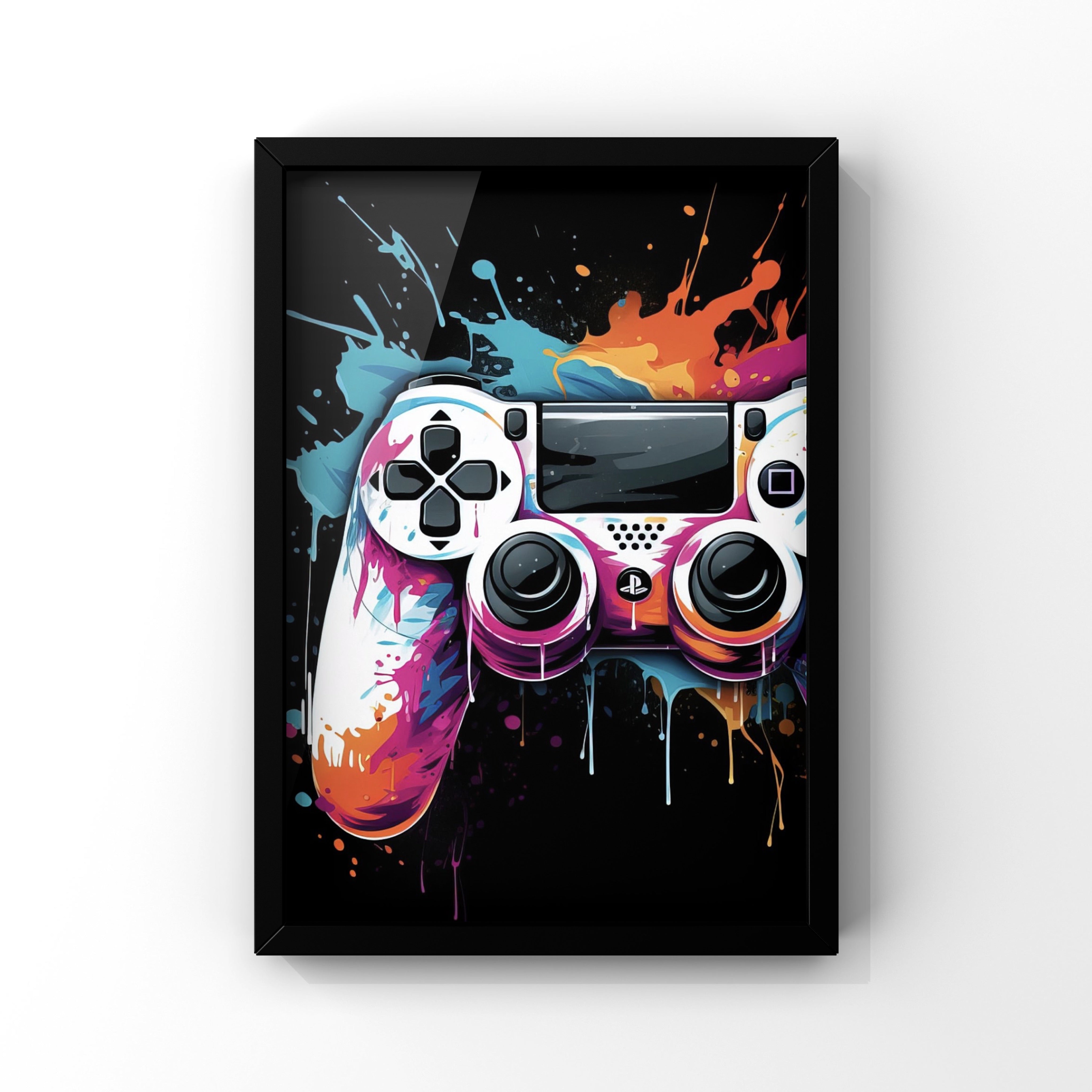Fantasy Joystick framed Poster – Paintastic-shop